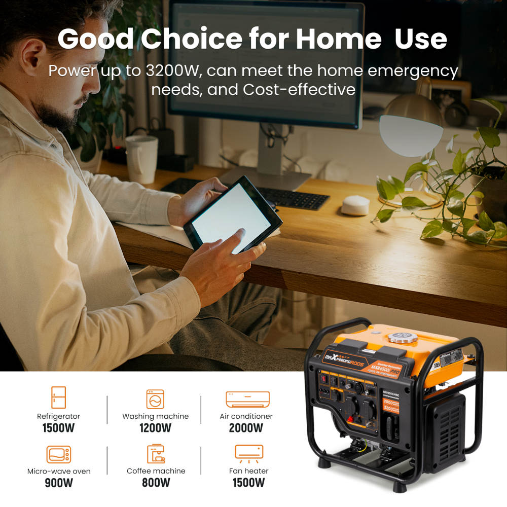 Portable Inverter Generator Ultra Lightweight Silent Suitcase 4 Stroke ...