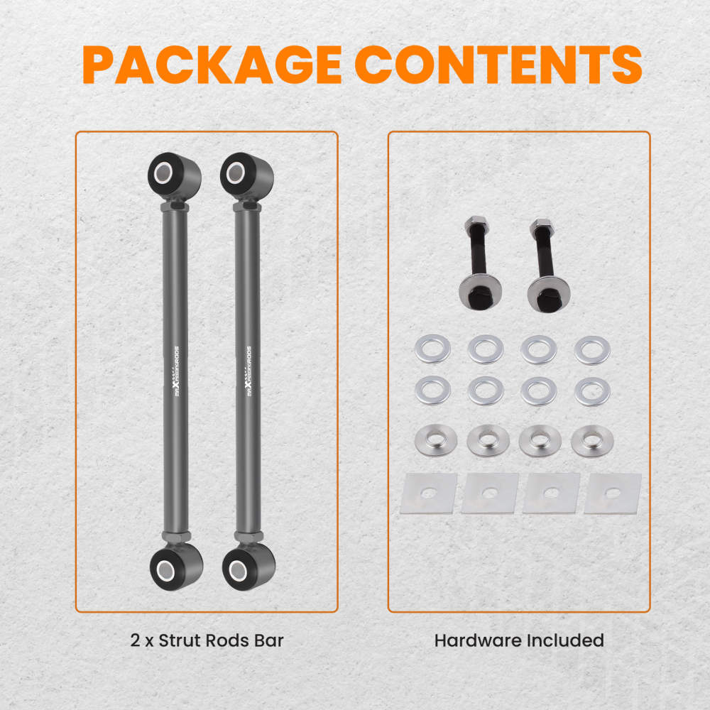 2 Pcs Adjustable Rear compatible for Panhard Strut Rods Track Bar ...