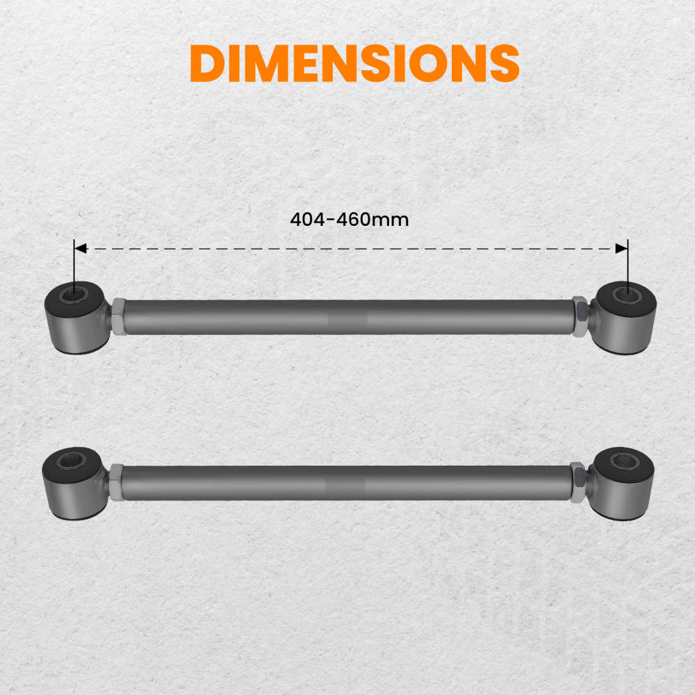 2 Pcs Adjustable Rear compatible for Panhard Strut Rods Track Bar ...