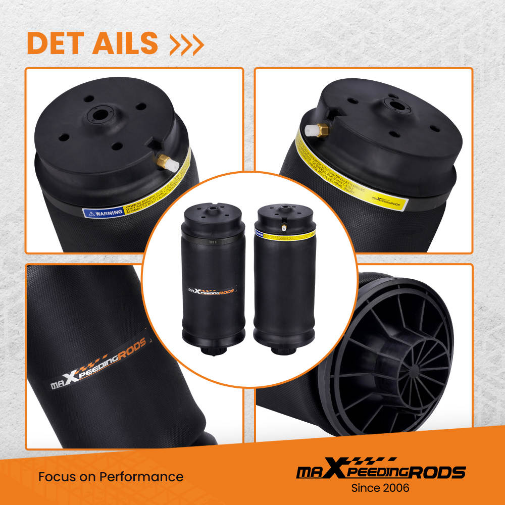 Pair Air Suspension Springs Air Bellow Compatible for Mercedes Benz ...