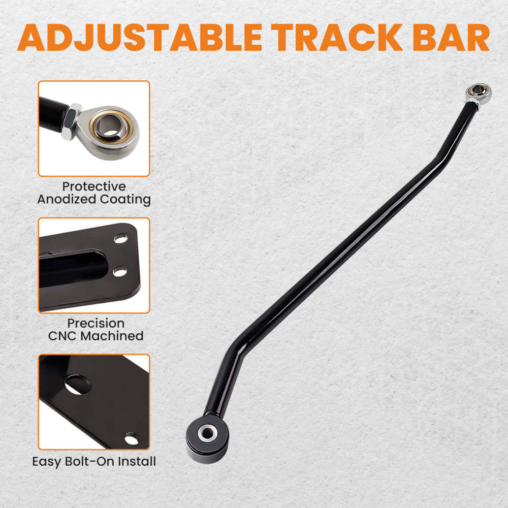 Adjustable Front Track Bar For 1984-2001 compatible for Jeep Cherokee ...