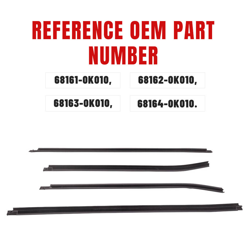 Maxpeedingrods-performance Window Glass Seals Outer Window Weather ...