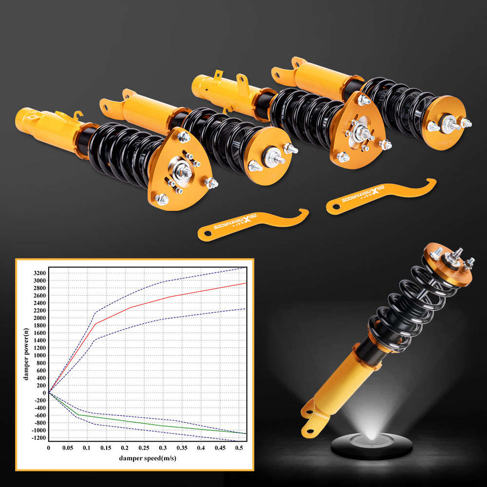 Racing Coilovers Suspension Lower Coil compatible for Honda Accord 2013 ...