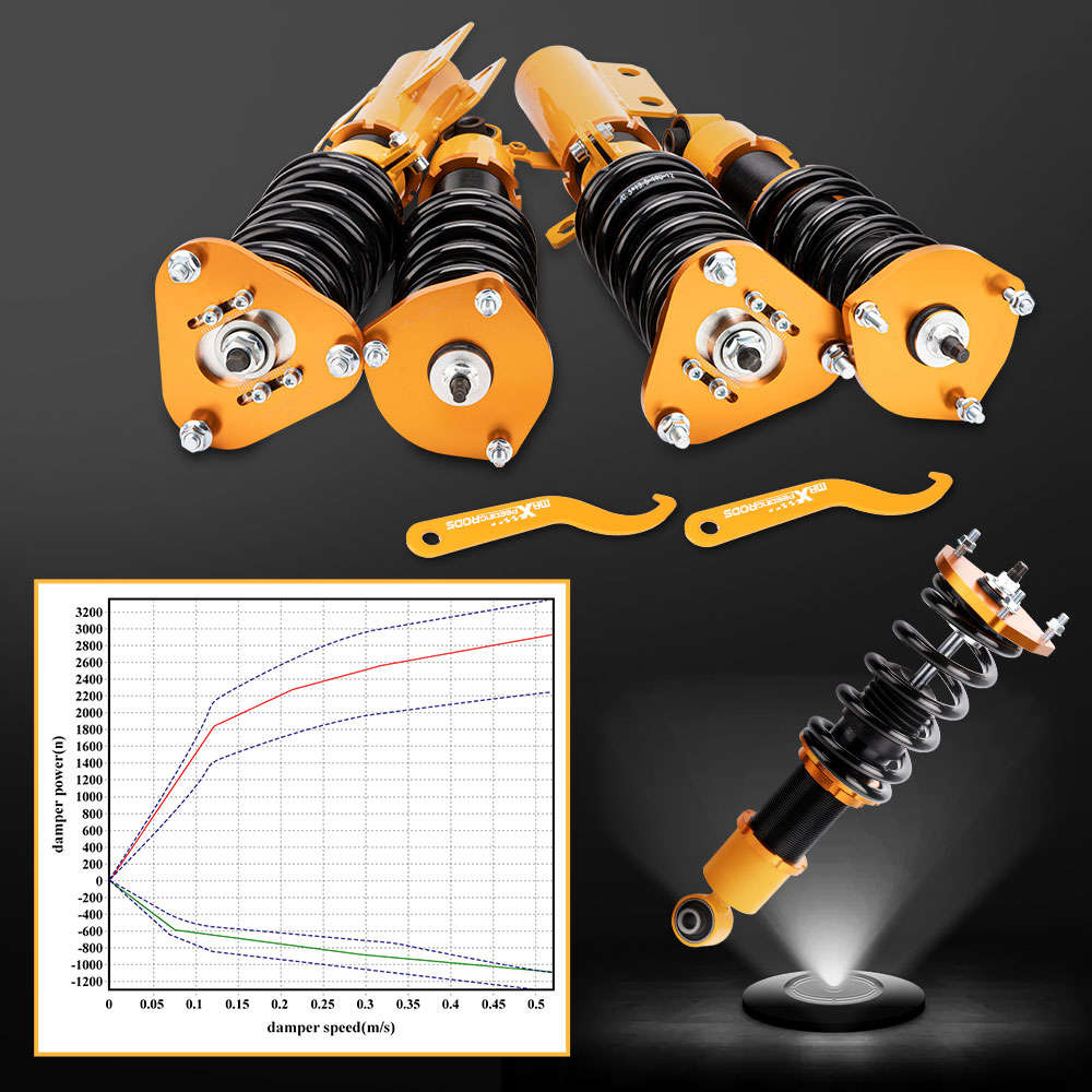 Coilovers Kit compatible for Toyota Celica 2000-06 Adj. Height Shock ...