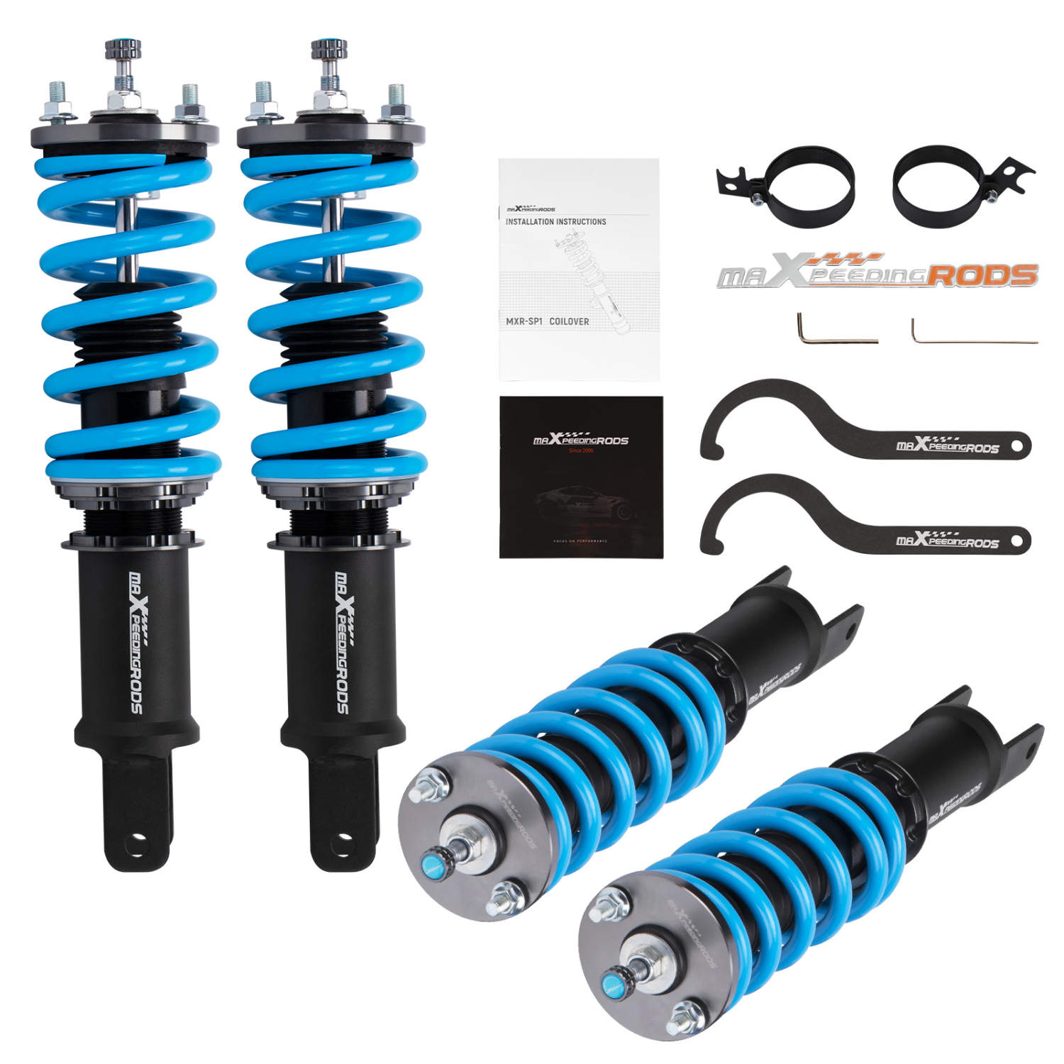MaXpeedingrods Street Full Adjustable Coilovers compatible for Honda ...