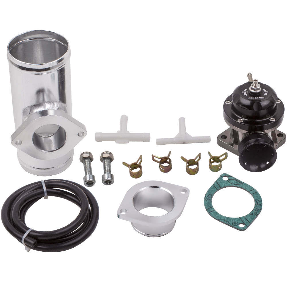 UNIVERSAL BILLET ANODIZED TYPE RS TURBO BLOW OFF VALVE BOV KIT +2.5 ...