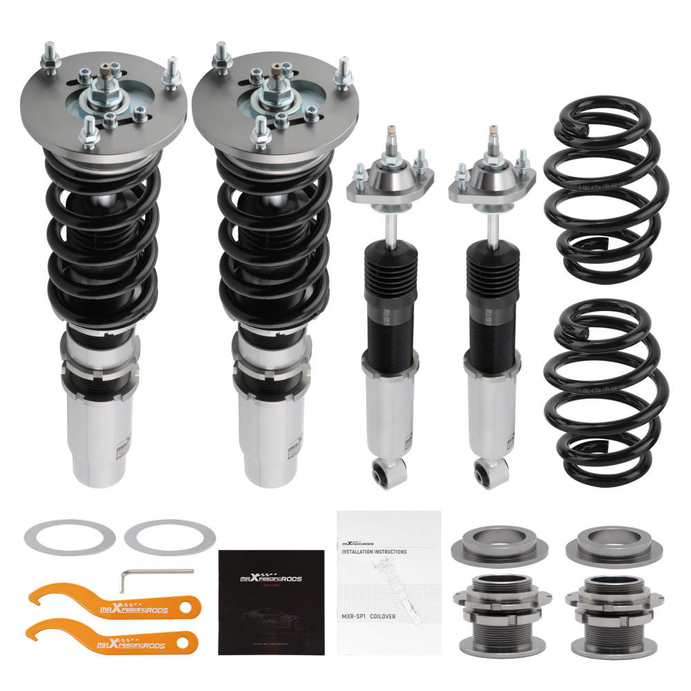 Maxpeedingrods Coilover Suspension Kits compatible for BMW E46 3 Series ...