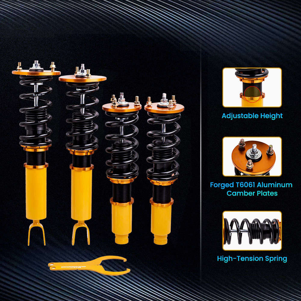 Full Set Coilovers Suspension Kit For Honda Accord 1990 - 1997 Shock ...