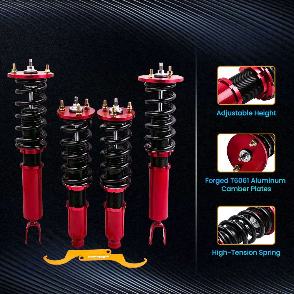 Racing Complete Coilover Kits compatible for Honda Accord 1990-1997 ...
