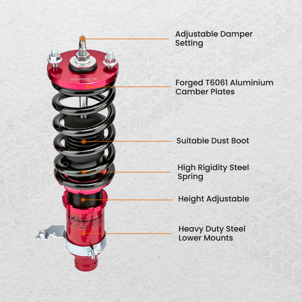 Coilovers compatible for Honda Civic 92-95 EG EJ EH 94-01 Integra DC DB ...