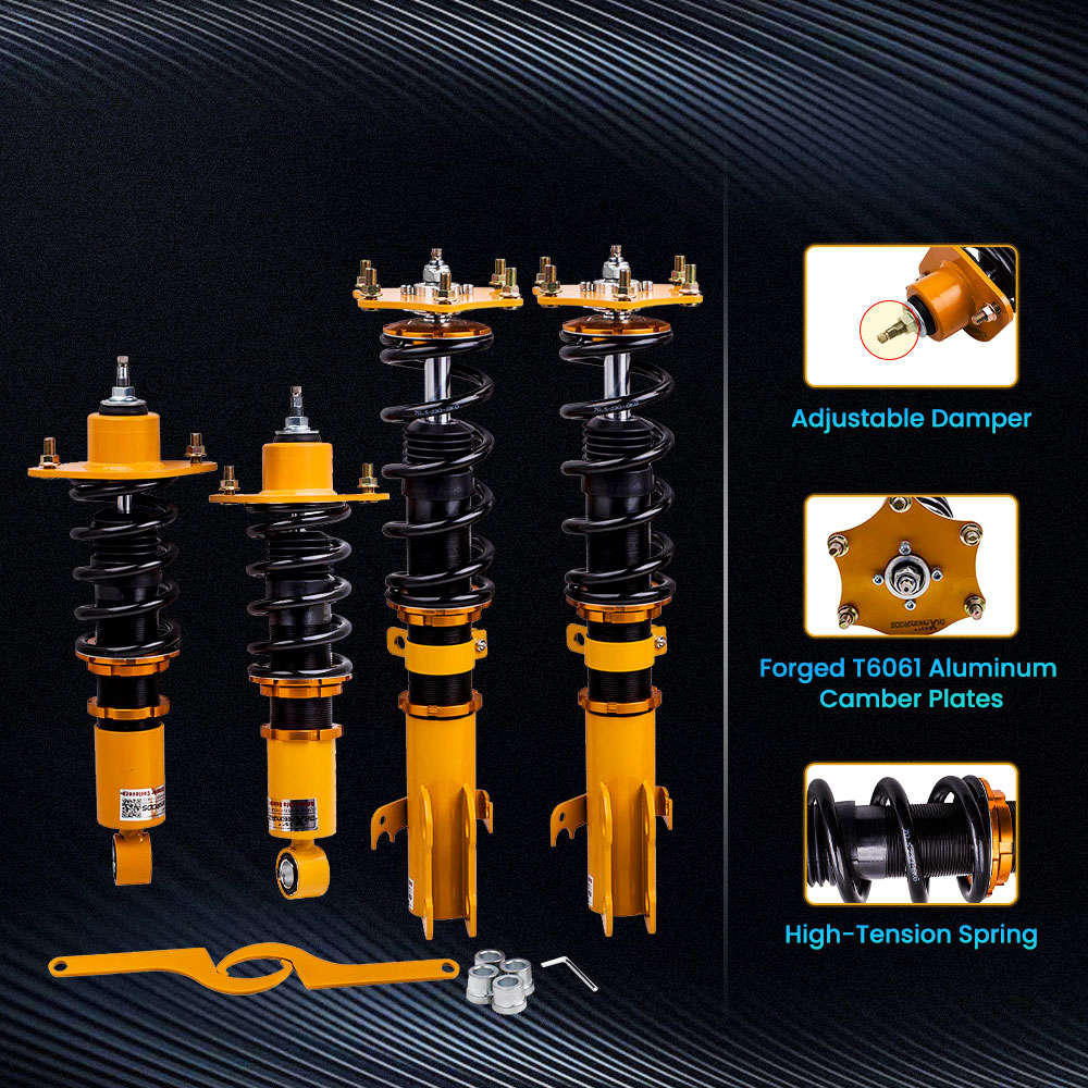 Maxpeedingrods Performance Complete Coilovers Kits Compatible For Honda