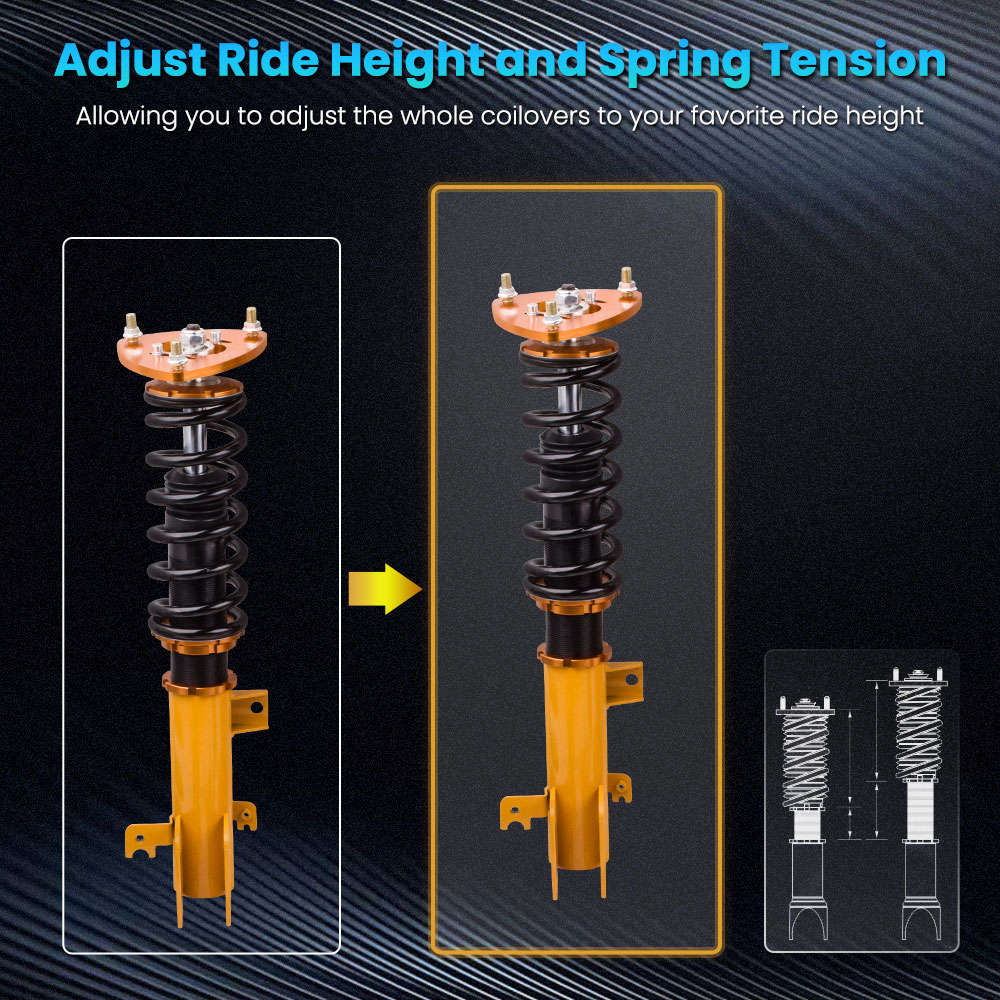 Coilovers Lowering Suspension Kit for Honda Odyssey 1999-2004 US Model ...