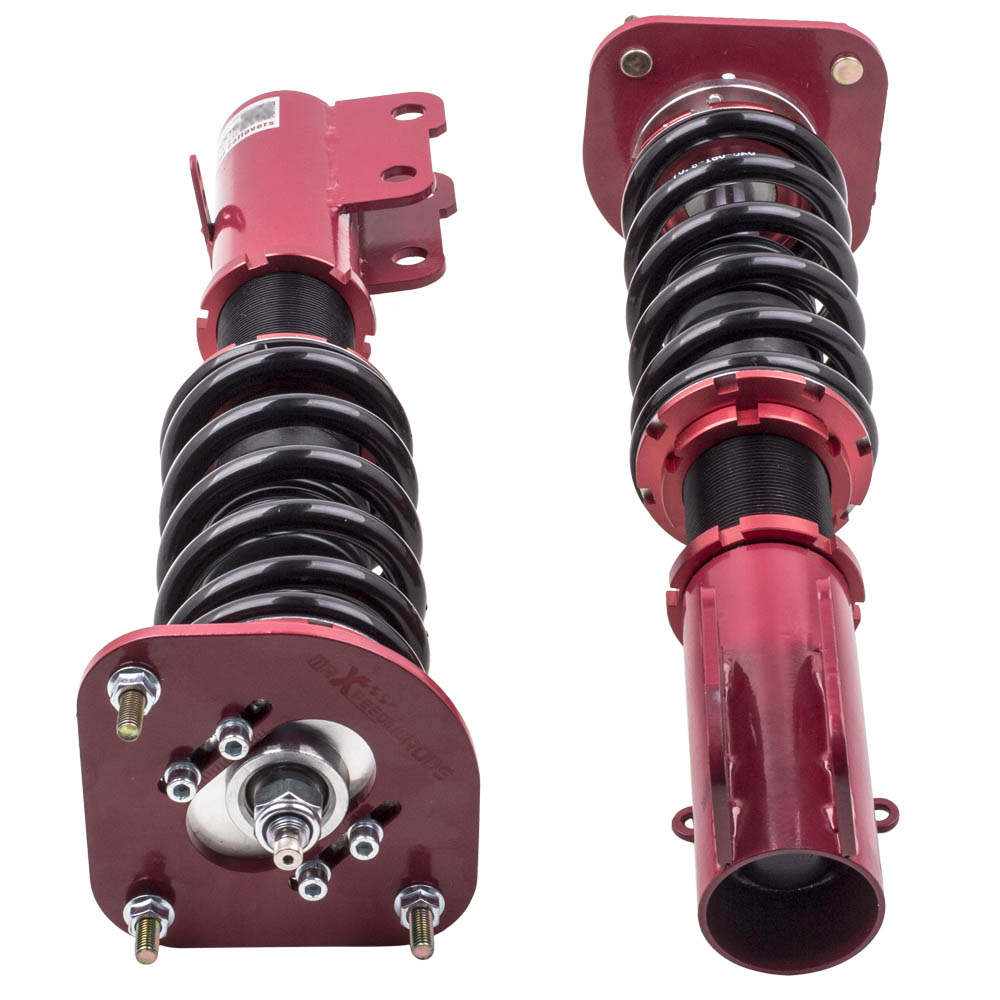 Red Coilover Suspension Kits compatible for Dodge Neon 00-05 and ...