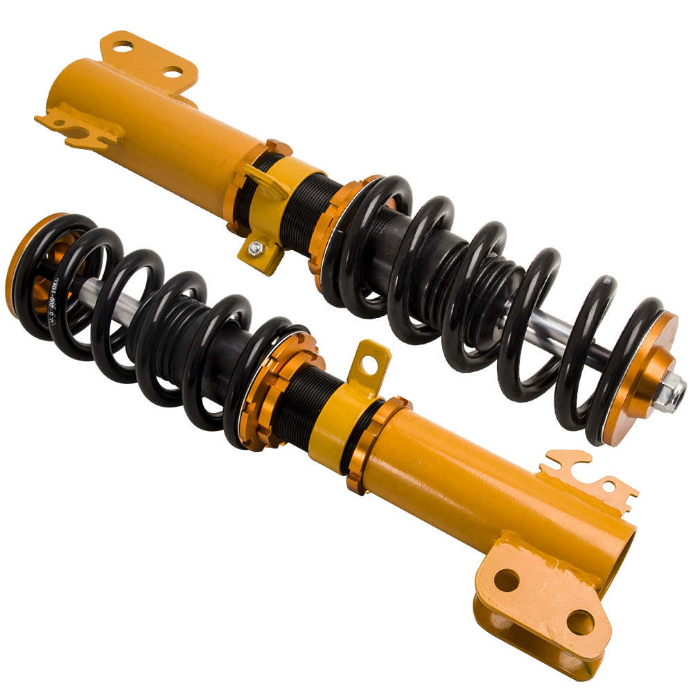 Coilovers Rear+ Front Suspension Kits compatible for Toyota Yaris 2013 ...