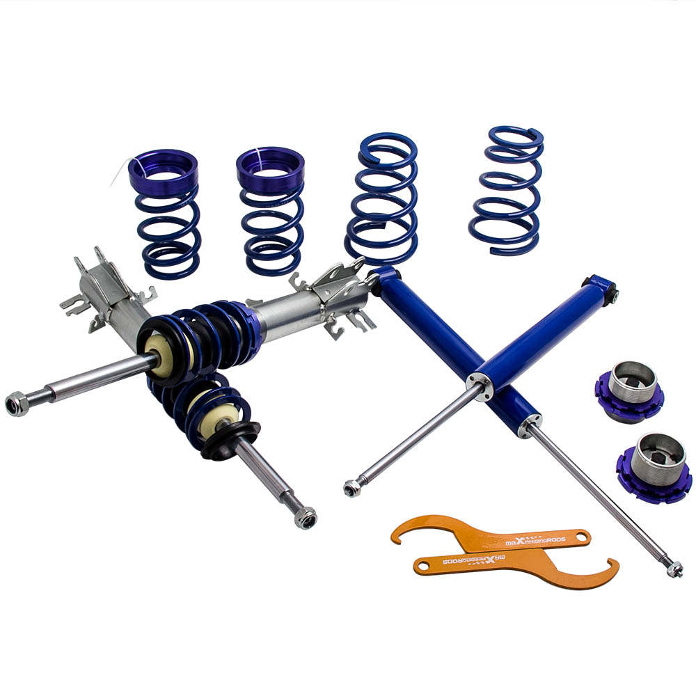Blue Ressort Coilovers compatible for Fiat Punto / Grande Punto EVO 199 ...