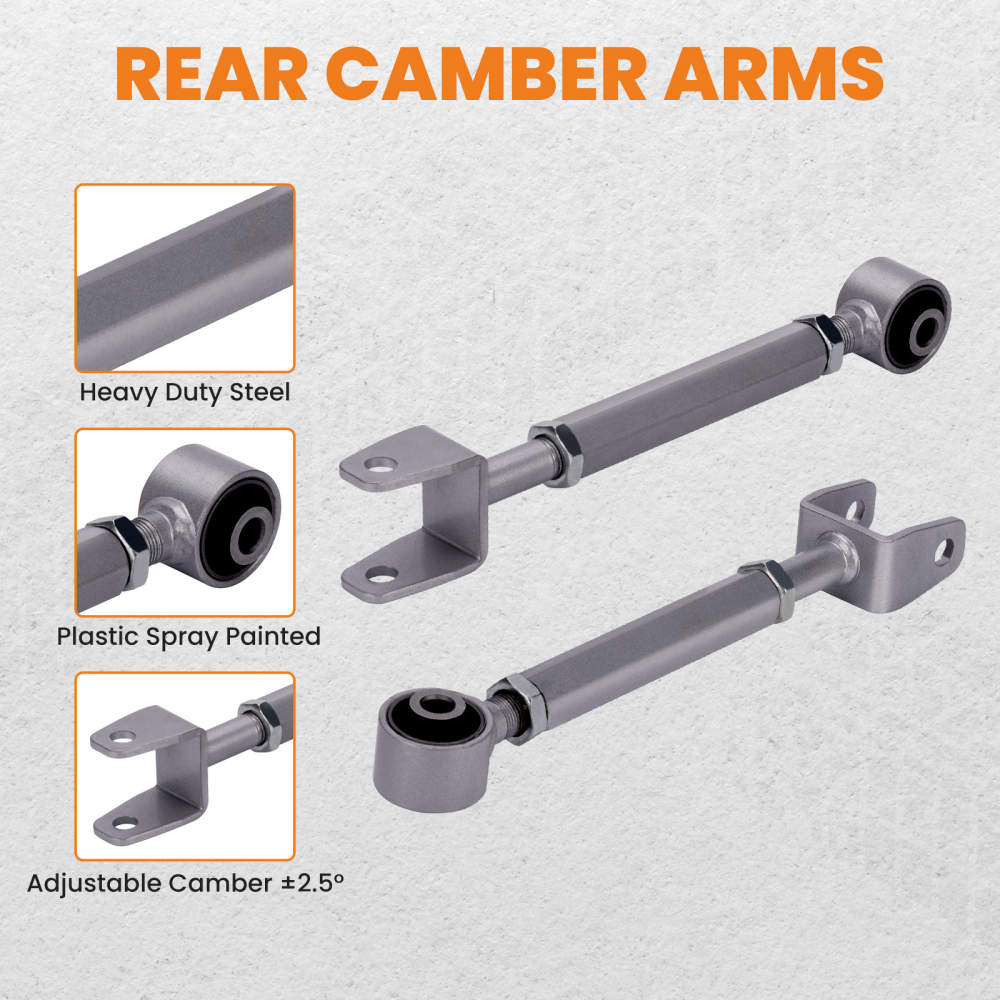 Pair Rear Adjustable Camber Control Arms Kit compatible for Chrysler ...