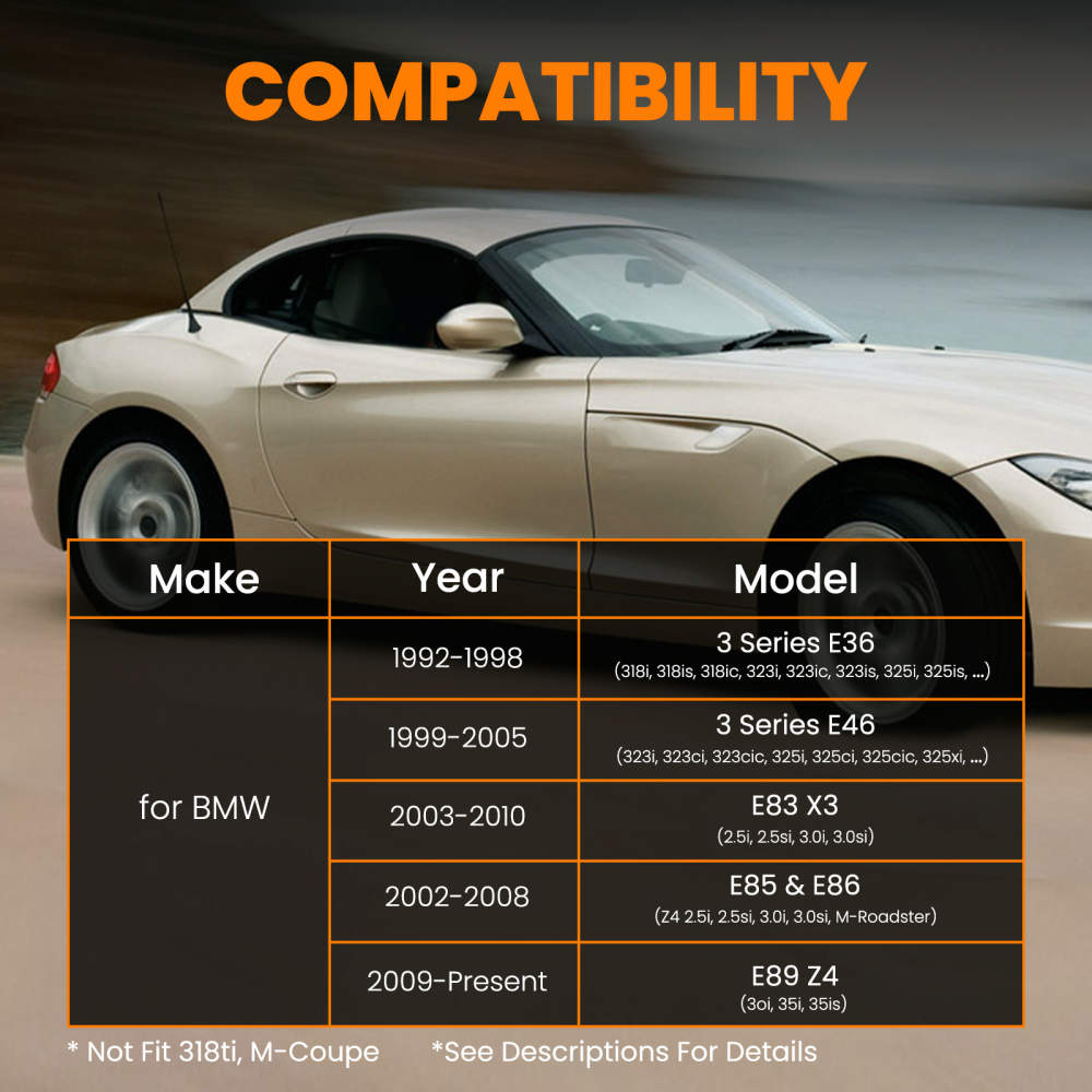 Rear Adjustable Lower Camber Control Arms Arm compatible for BMW E46 ...