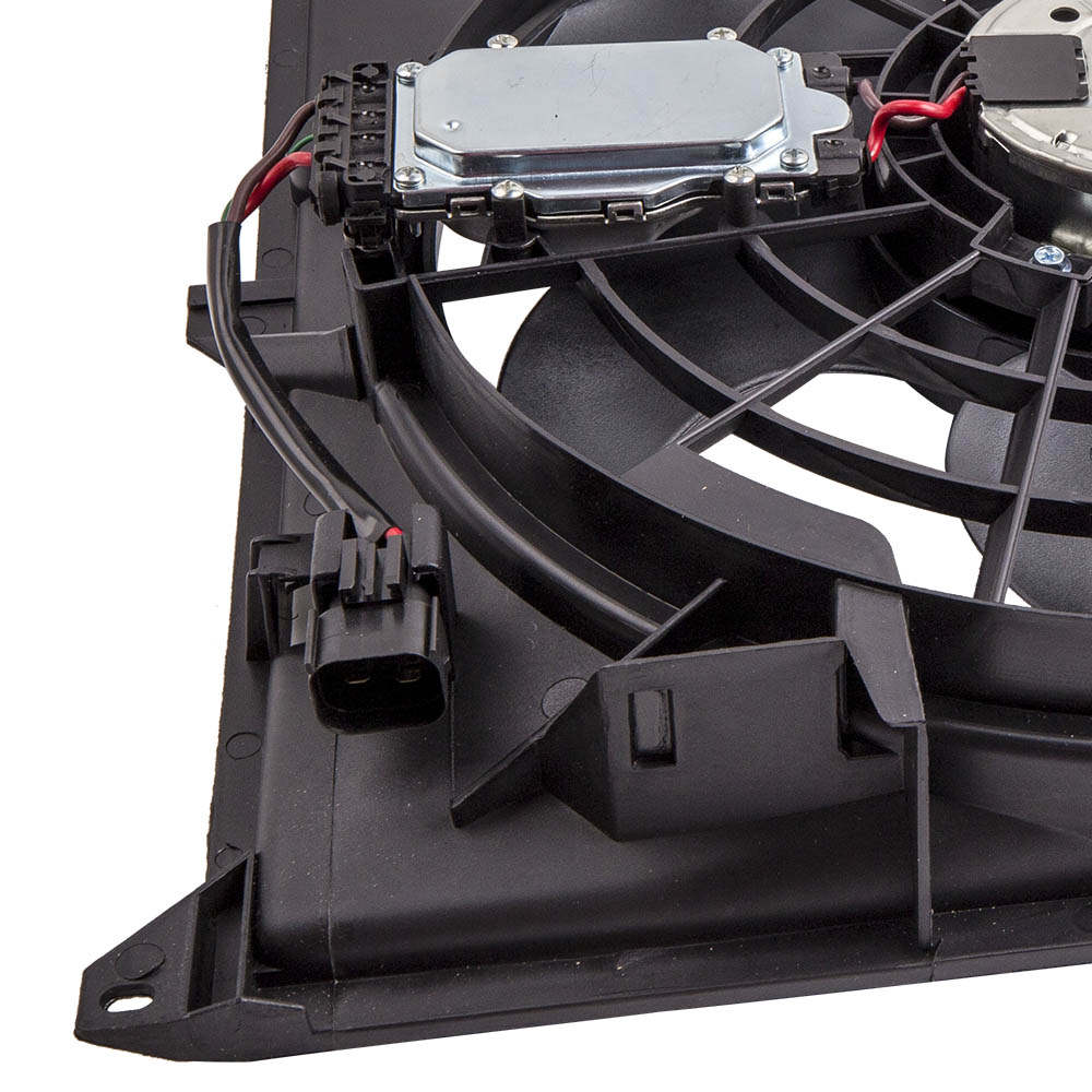 Radiator Cooling Fan Assembly compatible for BMW 3 Series E46 1998-2007 ...