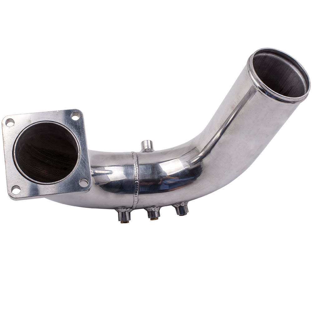 High Flow Silver Intake Elbow Tube For 03-07 Dodge Ram 5.9L Cummins Diesel