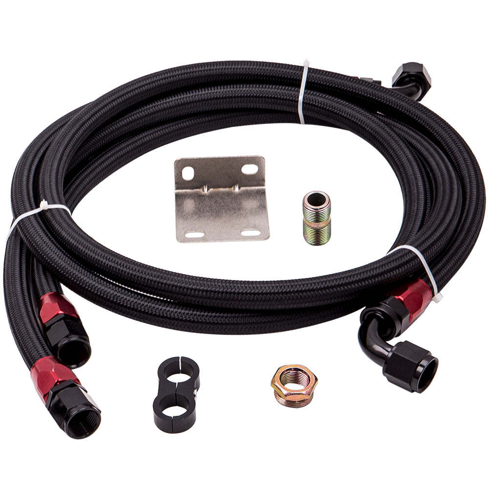 Oil Cooler Filter Adapter Hose Kit for 15 Row AN10 Universal Engine ...
