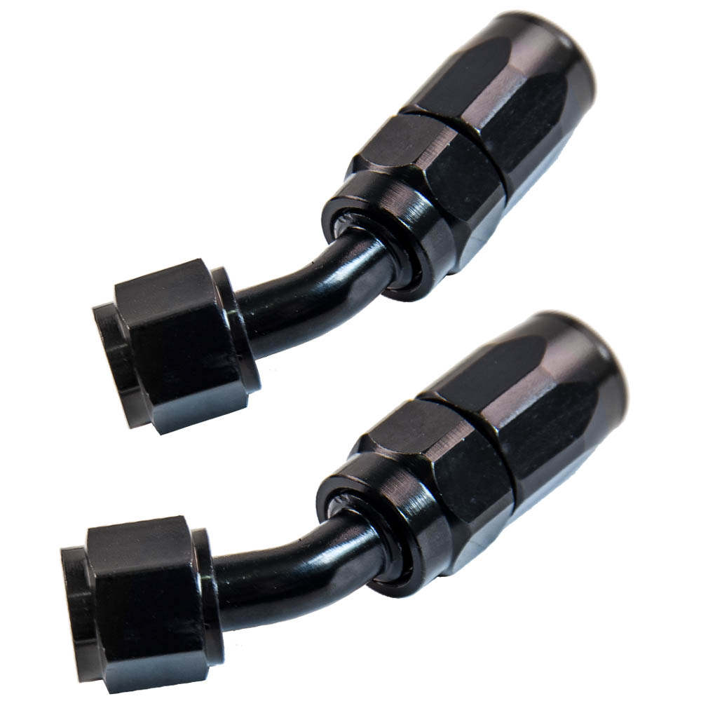 AN6 Gas/Fuel/Oil Line Hose 16.4FT with 10Pc Swivel Hose End Fitting Kit