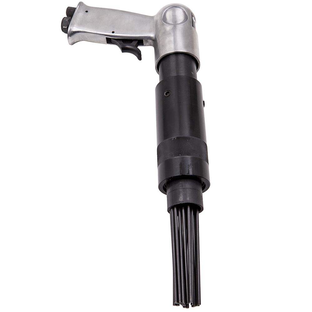 Air Needle Scaler Pistol Grip Remove Slag Rust Deburring 19 Needles