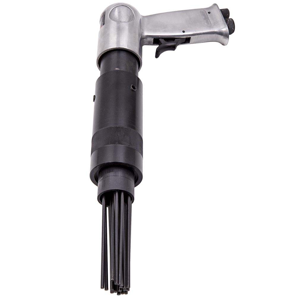 Air Needle Scaler Pistol Grip Remove Slag Rust Deburring 19 Needles