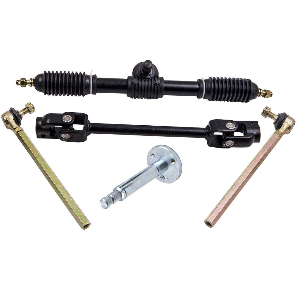 Steering Wheel Parts Assembly 110cc Tie Rod Rack Adjustable Shaft for ...