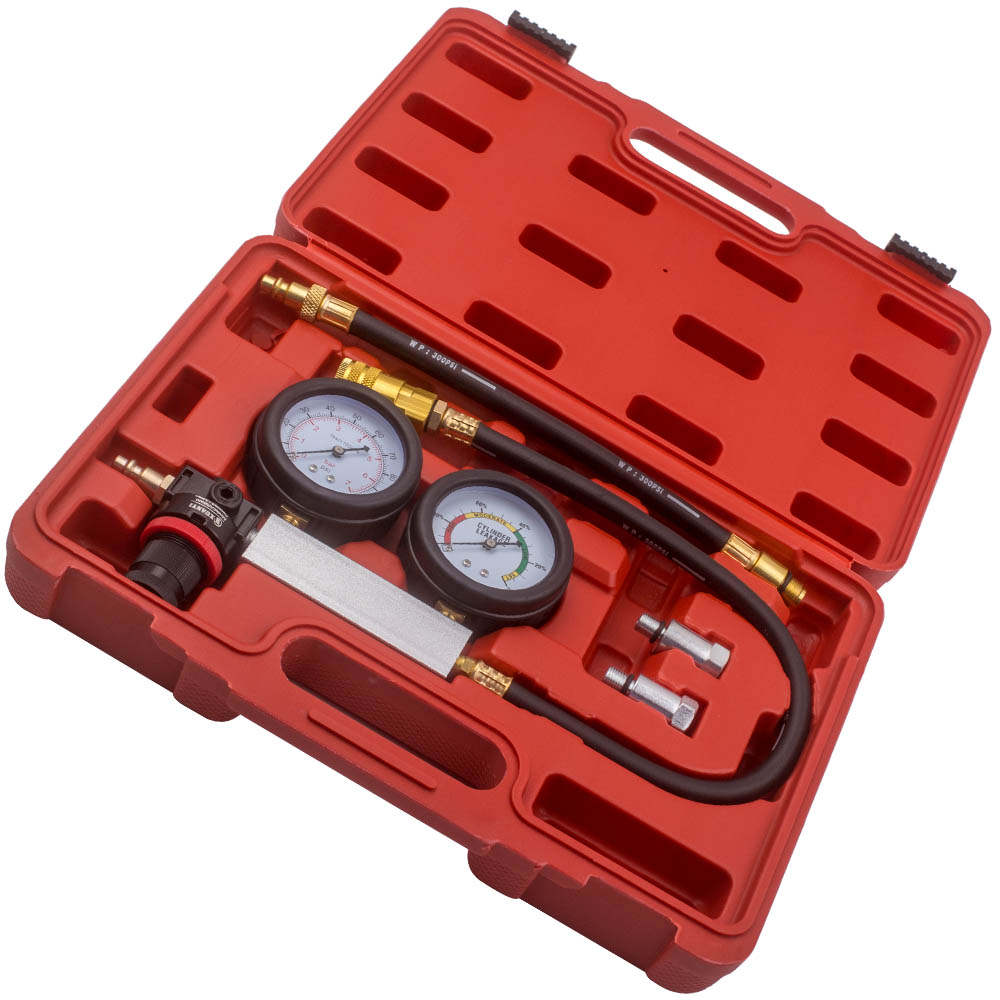 Automotive Engine Cylinder Leak Leakdown Gauge Compression Tester ...