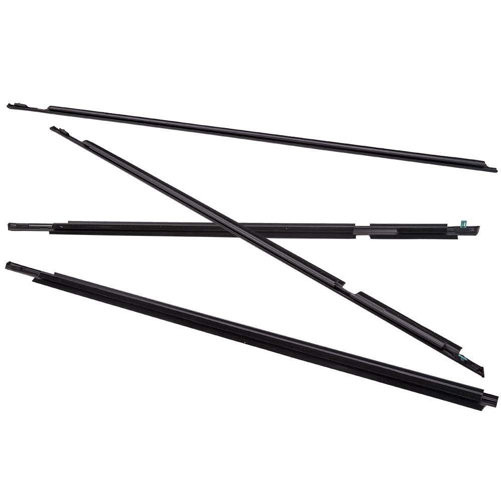 4x Weatherstrip Moulding Trims compatible for Toyota Land Cruiser Prado ...