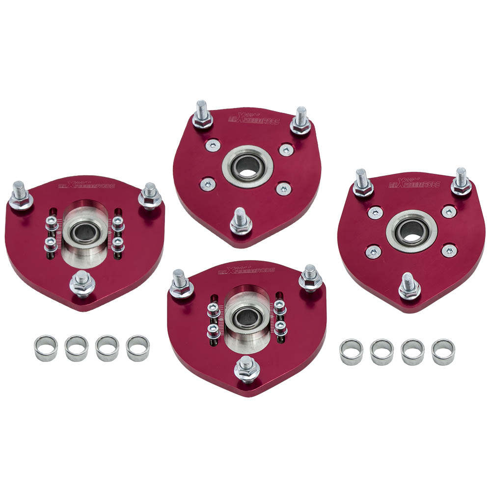 4pcs Coilover Kits Camber Plates Top Hat Mounts compatible for Toyota ...