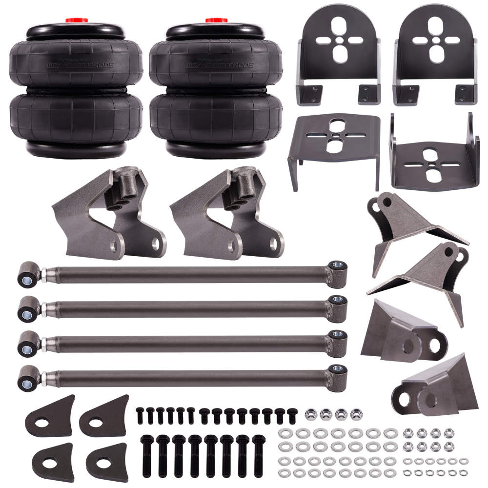 Buy Weld On Triangulated 4 Link Kit Brackets 2500 Bags Air Suspension 2 ...