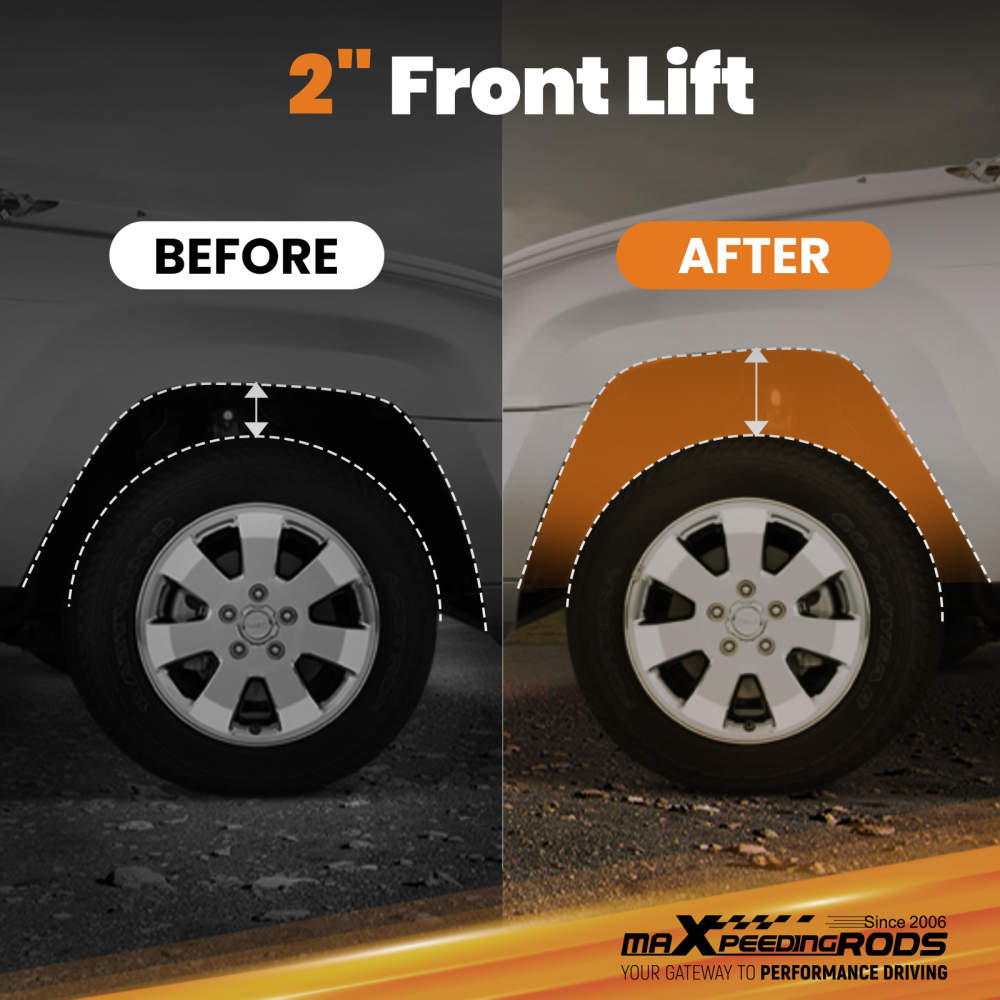 Leveling Kit 2 Front Lift Strut Spacers compatible for Jeep Grand ...