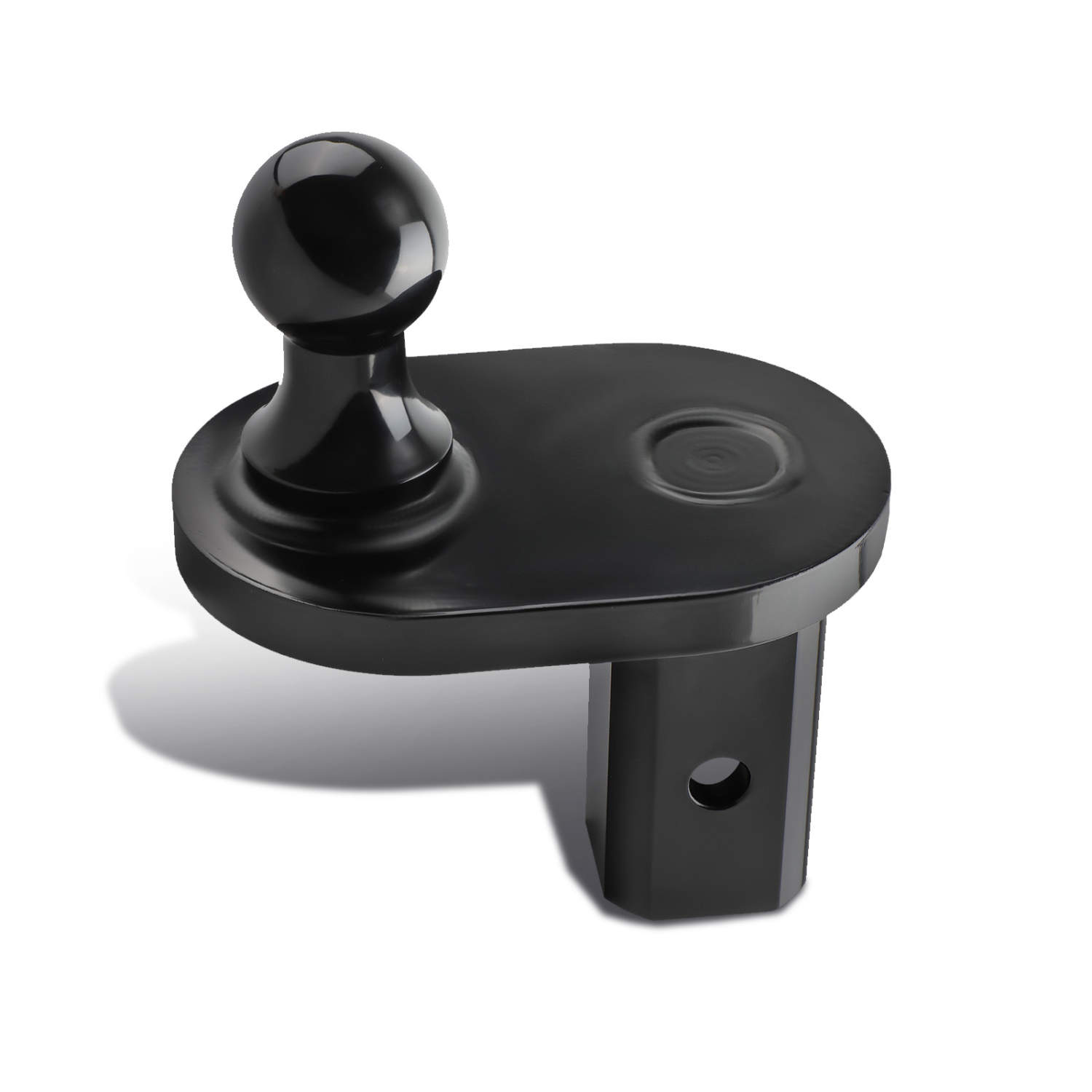 Gooseneck Extender Trailer Hitch W/ 2-5/16 Ball 4 Offset Durable Black ...