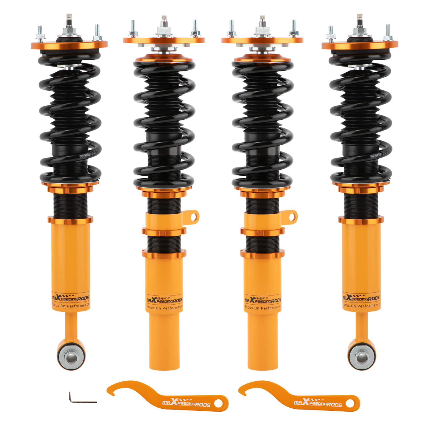 24 Way Damper Coilovers compatible for BMW 5 Series E60 AWD 525xi 528xi ...