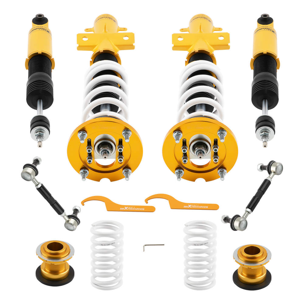 MaXpeedingrods Coilovers Adj. Damper Shock Lowering Kit compatible for ...