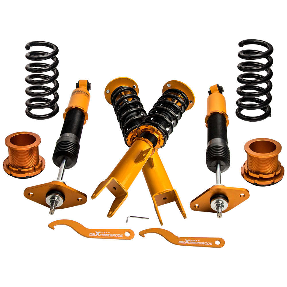 Full Coilover Suspension Spring Kits Adj. Damper Shock Absorber Struts ...
