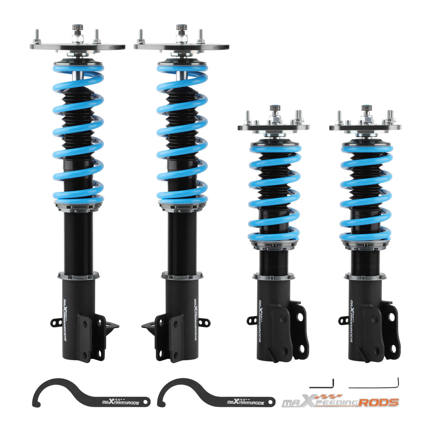 MaXpeedingrods COT6 Coilovers Struts 24 Way Damping compatible for ...