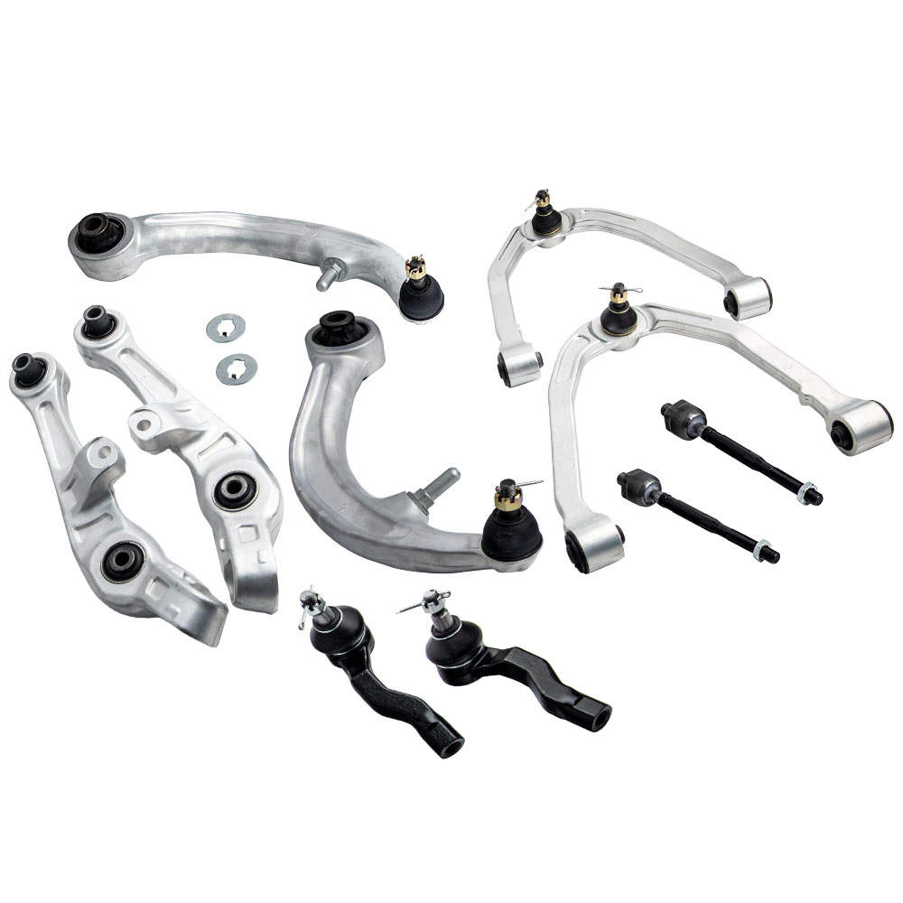 10pc Front Control Arms + Tierods compatible for Nissan 350Z G35 RWD ...