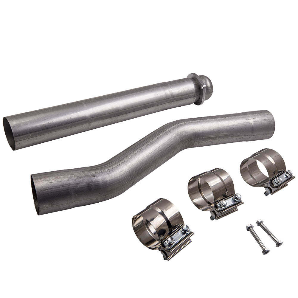 Muffler Delete Pipe Piping compatible for Ford Super Duty F-250 F-350 6 ...