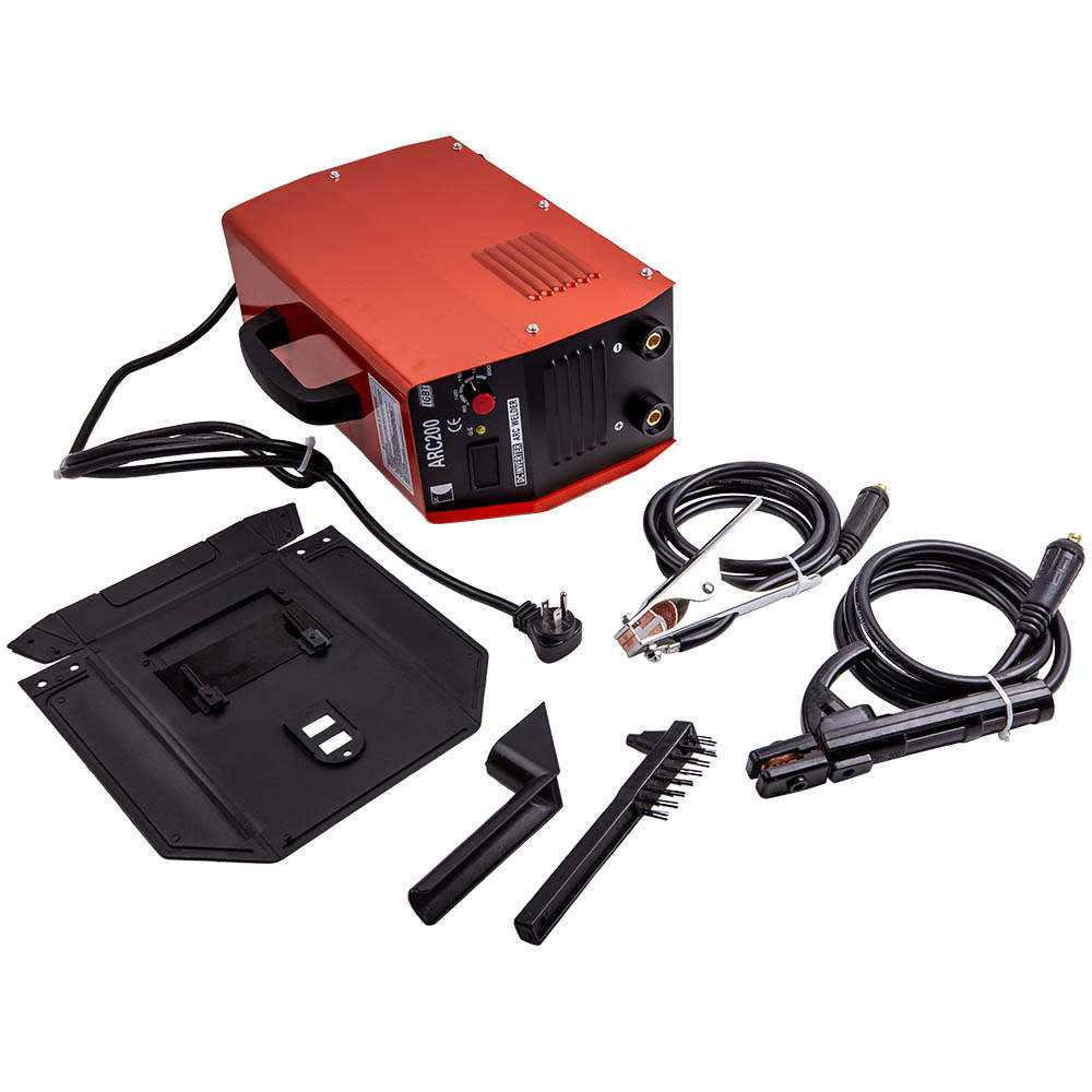 Buy Red 200A Stick/Arc/MMA DC Inverter Welder IGBT Electric Welding ...