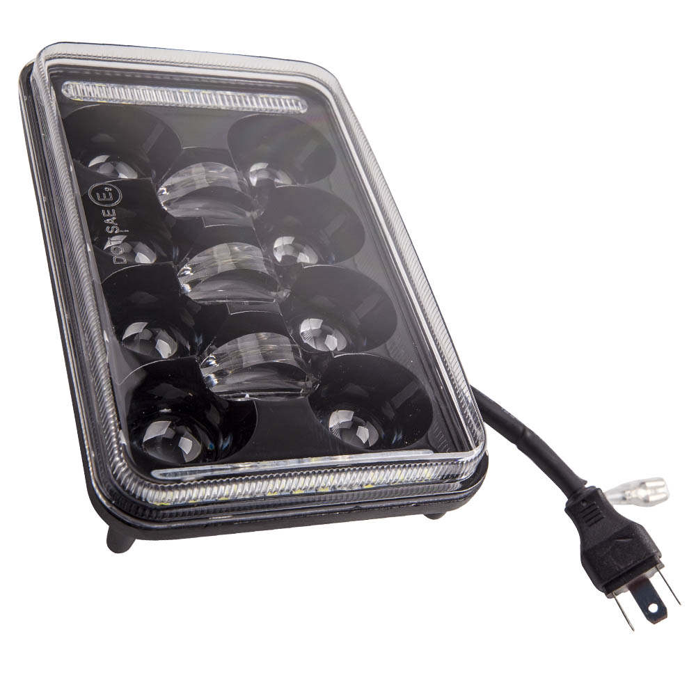 Buy LED Headlight 4x6'' H4 Work Light Square For 80 Series 60 Series ...