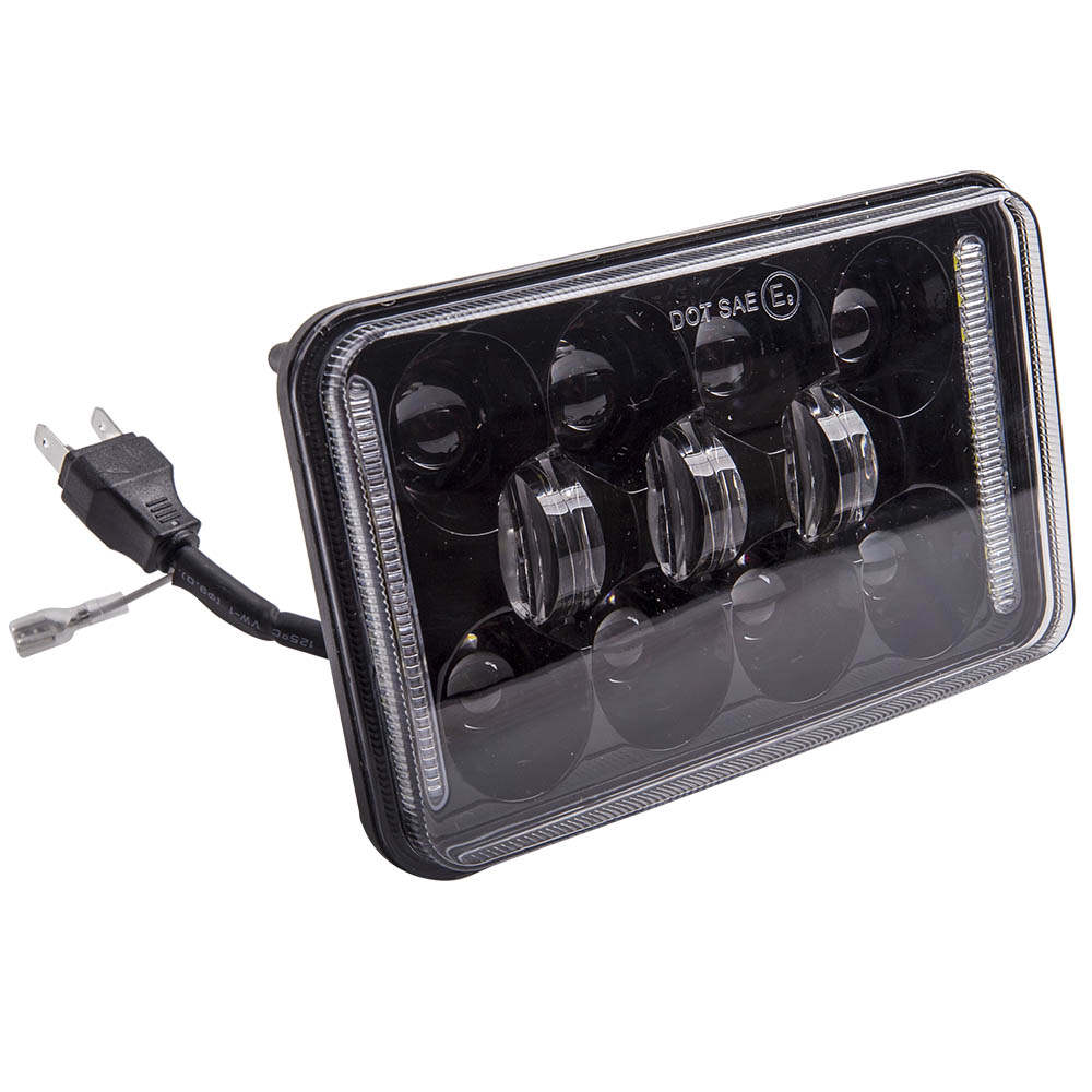 Buy LED Headlight 4x6'' H4 Work Light Square For 80 Series 60 Series ...