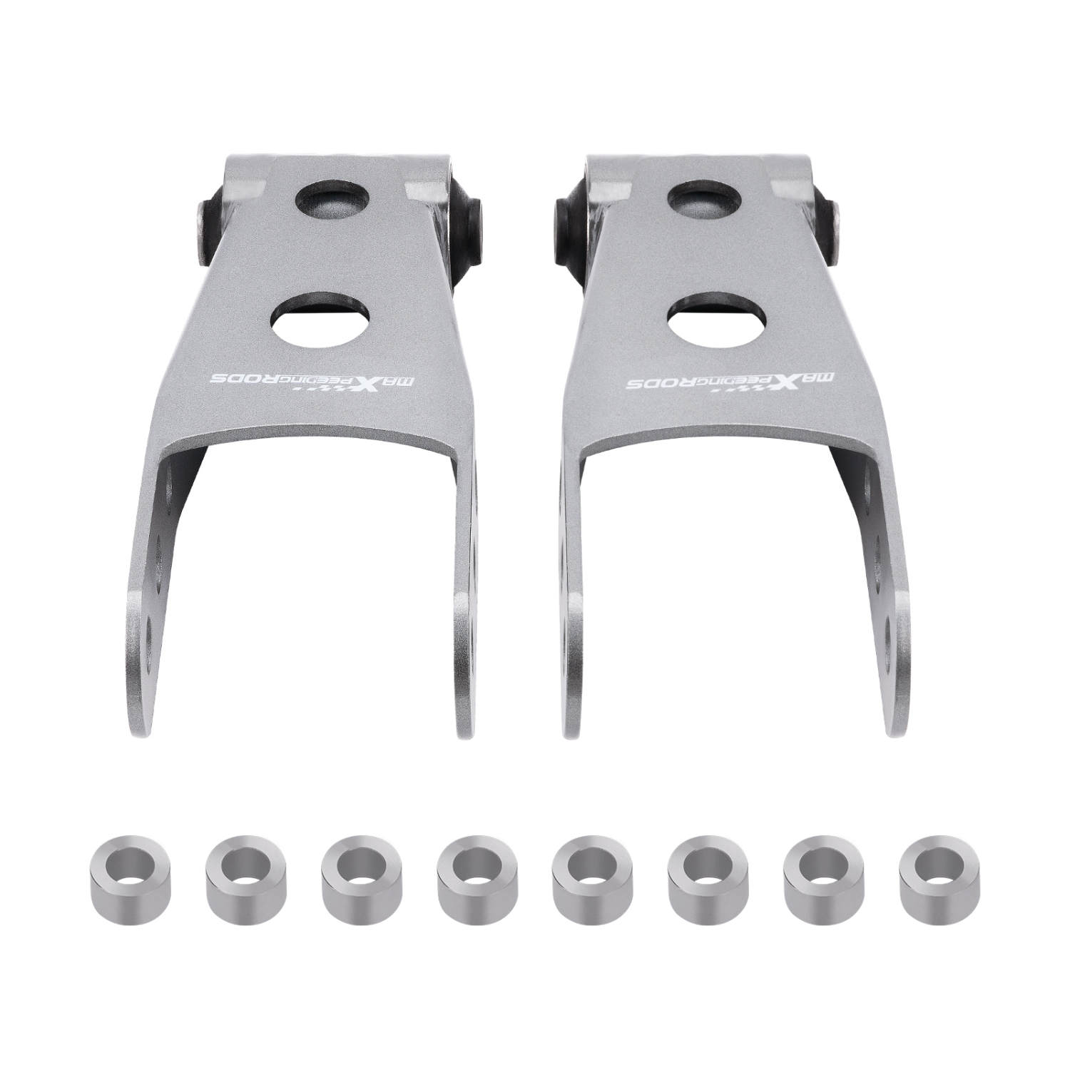 2-3 inch Rear Lowering Drop Kit Shackles compatible for GMC Sierra 1/2 ...