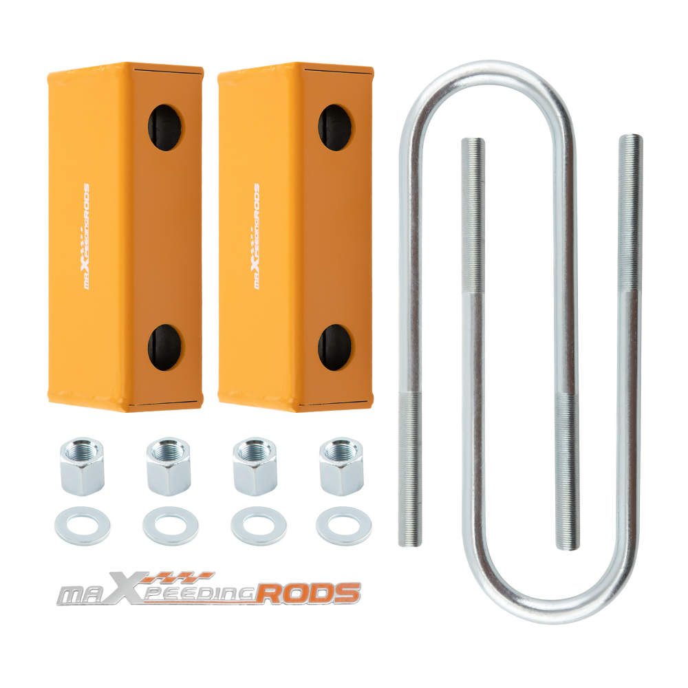 3 Drop Kit Lowering Blocks U-Bolts compatible for Chevy C10 / C1000 ...