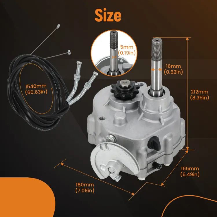inline forward reverse gearbox